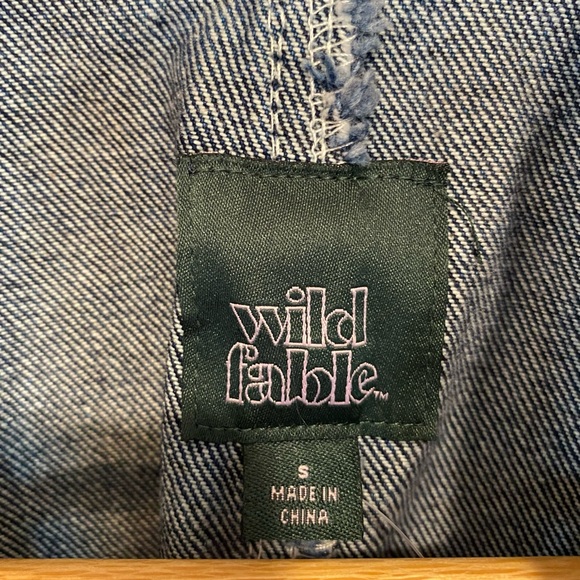 wild fable | Jackets & Coats | New Wild Fable Denim Chore Jacket Dark ...